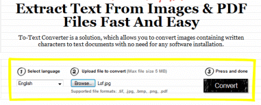 Top 20 Best OCR Online Services Tools to extract text from images