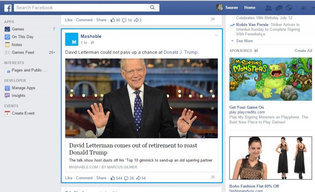 How to use Facebook Without a Mouse at more speed