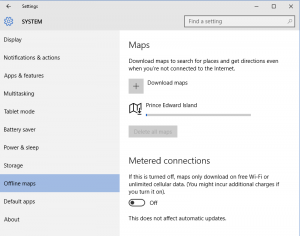 How to Download and use offline maps in windows 10