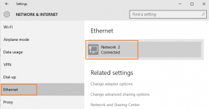 How to change Network from Public to private in windows 10