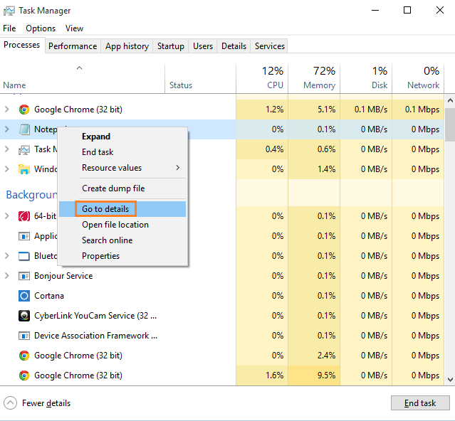 How To End Process In Task Manager Of Windows 10