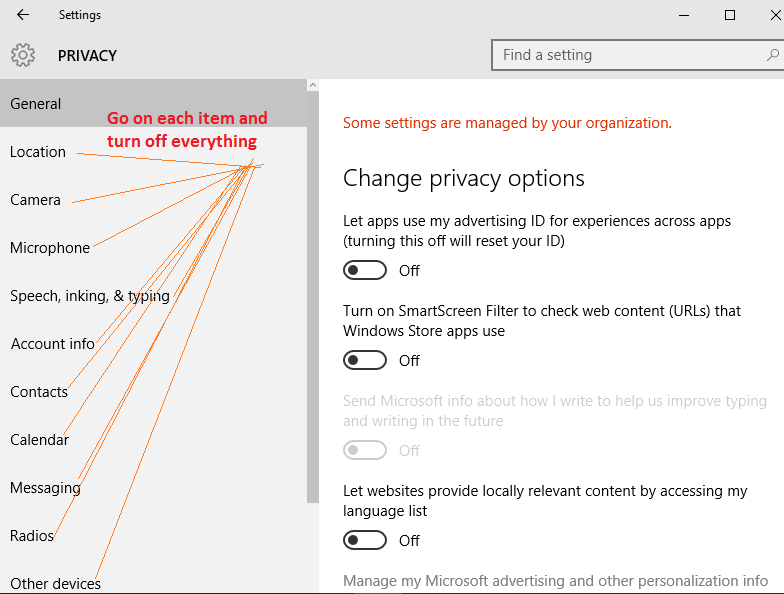 10 Things you must disable in windows 10