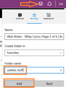 How to use Edge Note taking feature in windows 10
