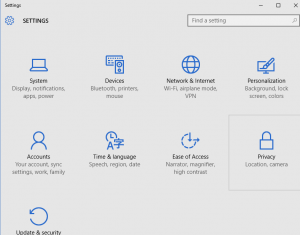Directly go to particular settings through Run in Windows 10