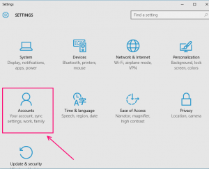 How to create and manage child account in windows 10