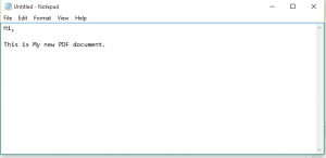 Create PDF easily using Print to PDF in Windows 10