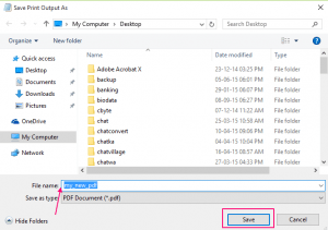 Create PDF easily using Print to PDF in Windows 10