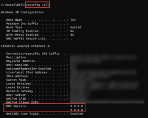 Simple ways to view DNS address in Windows 10 / 11