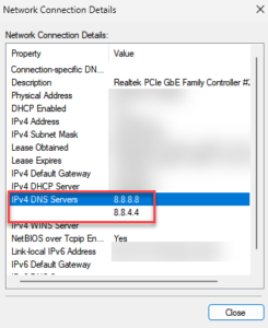 Simple ways to view DNS address in Windows 10 / 11