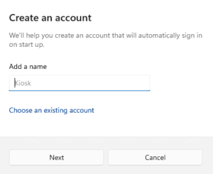 Set up Assigned access In windows 10/11 to limit guest account