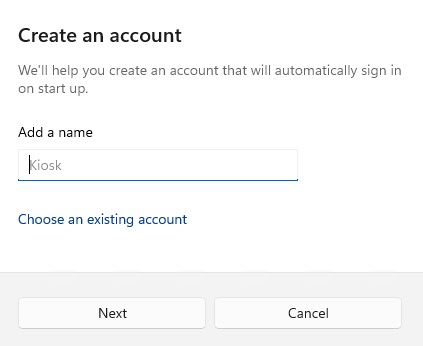 Set up Assigned access In windows 10/11 to limit guest account
