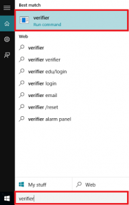 4 methods to open Driver Verifier Manager in Windows 10