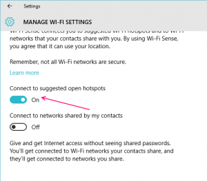 How to enable Wi-Fi Sense in Windows 10 and connect to Hotspots