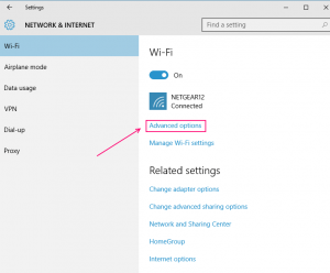 How to enable Metered Connection in Windows 10