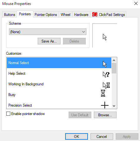 How to Change Mouse Pointer Size and Colour in Windows 10