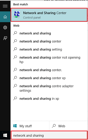 Simple ways to view DNS address in Windows 10
