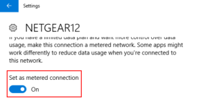 How to Reduce Internet data usage in Windows 10