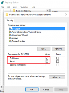 Fix Software Protection Service Issue in Windows 10