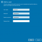 How to create a local Windows 10 account Without email