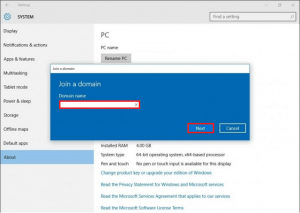How to join an Active Directory Domain in Windows 10