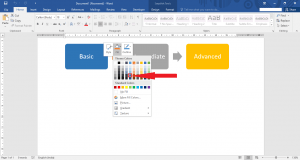 How to insert & use “SmartArt” in Microsoft Word 2016