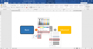 How to insert & use “SmartArt” in Microsoft Word 2016