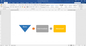 How to insert & use “SmartArt” in Microsoft Word 2016