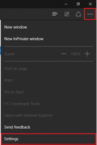 How to change font size in Edge browser in Windows 10