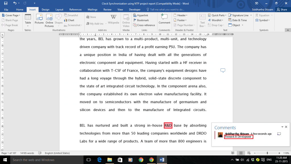  How To Use Comments In Microsoft Word 2016