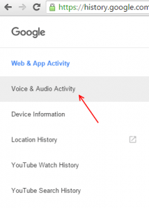 How to View & Delete Google Voice Search recording history