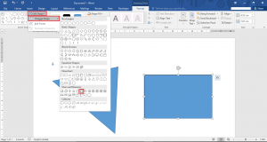 How to insert & edit Shapes in Microsoft Word 2016