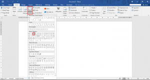 How to insert & edit Shapes in Microsoft Word 2016