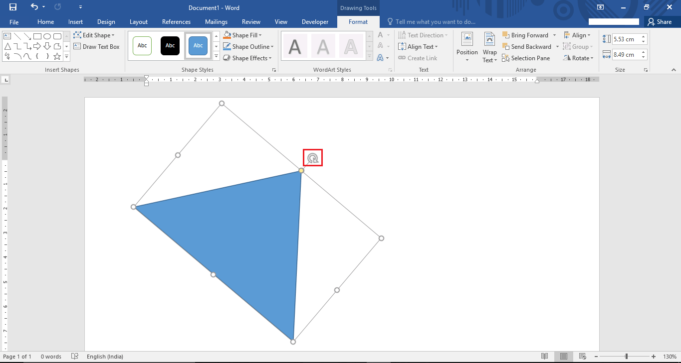 How To Insert Edit Shapes In Microsoft Word 2016