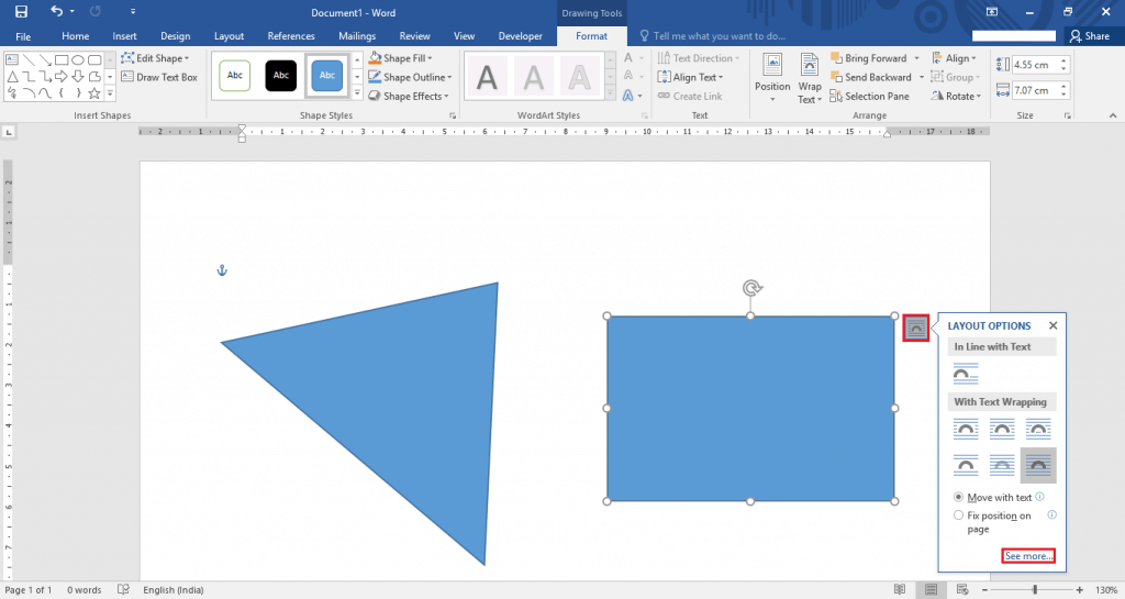 How to insert & edit Shapes in Microsoft Word 2016