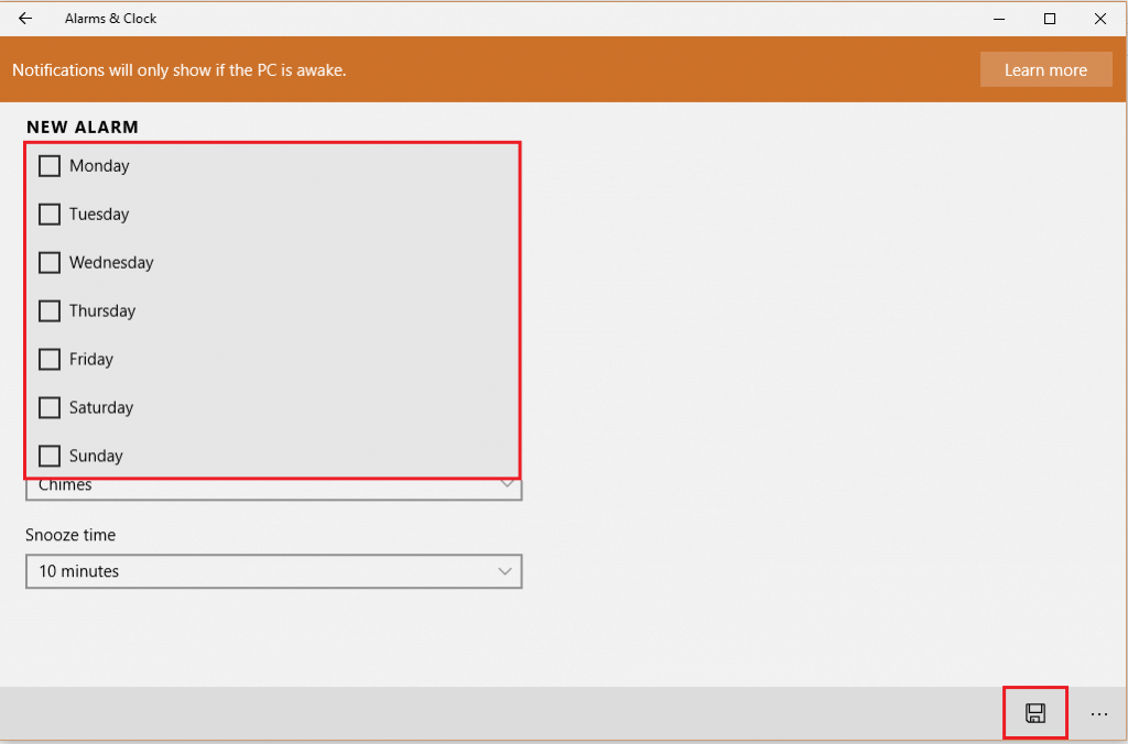 How to Create an Alarm in Windows 10