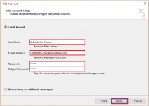 How to setup an email account in Microsoft Outlook 2016