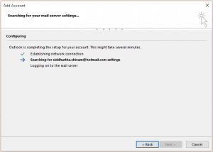 How to setup an email account in Microsoft Outlook 2016