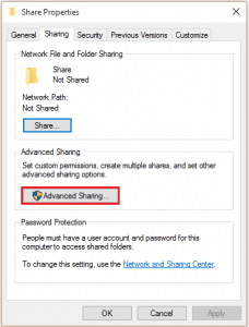 How to Share a folder on LAN in Windows 10