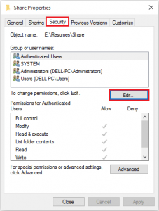 How to Share a folder on LAN in Windows 10