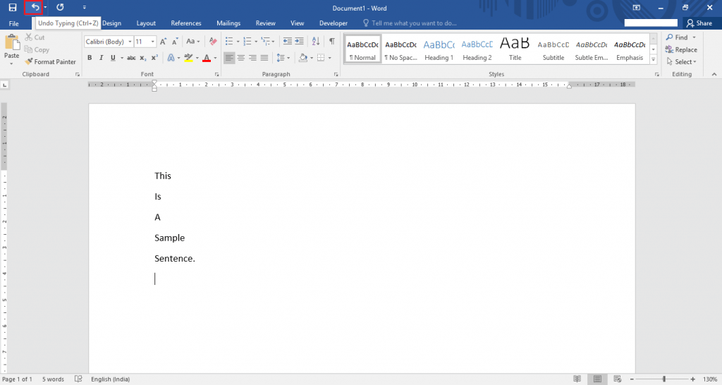 How to use the new Undo / redo features in Word 2016