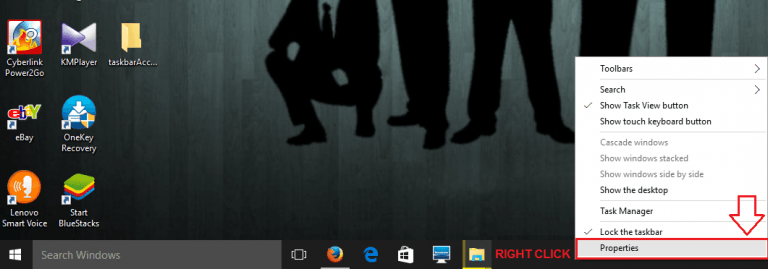 How to access any item directly from Windows 10 Taskbar