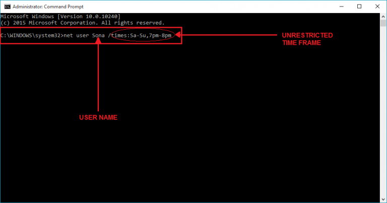How to restrict PC usage time of local account in Windows 10