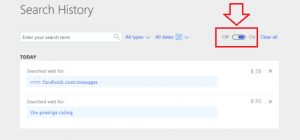 Steps to Clear Bing Search History on Edge Browser