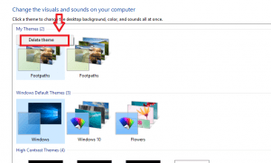 How to install a Downloaded theme in Windows 10