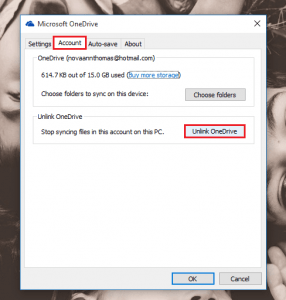 How to Sign In / Sign Out (Unlink) OneDrive in Windows 10