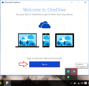 How to Sign In / Sign Out (Unlink) OneDrive in Windows 10