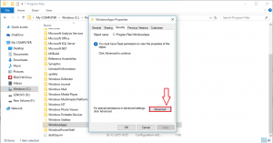 How to access Windows Apps folder in Windows 10