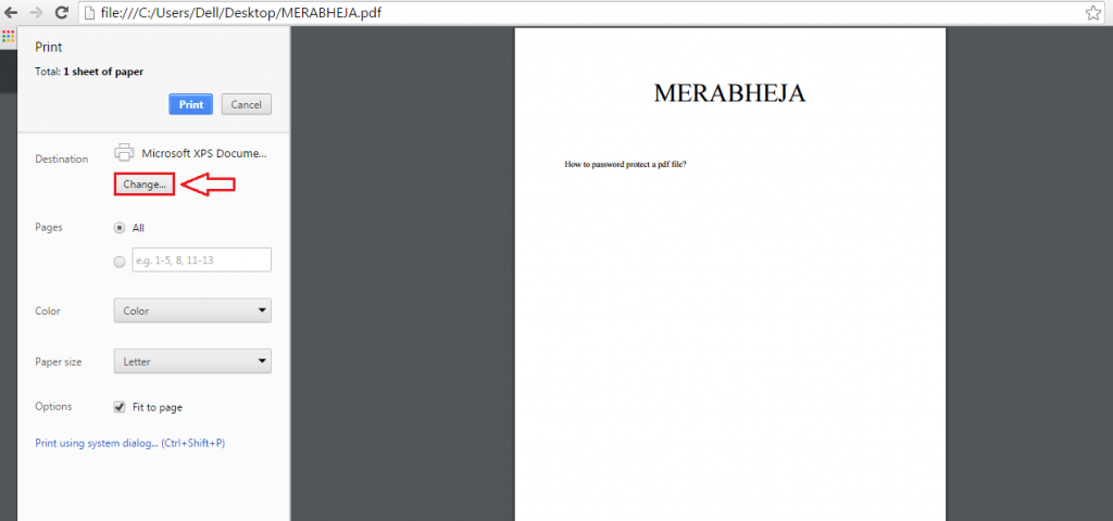 How To Remove Password From A PDF File Using Google Chrome