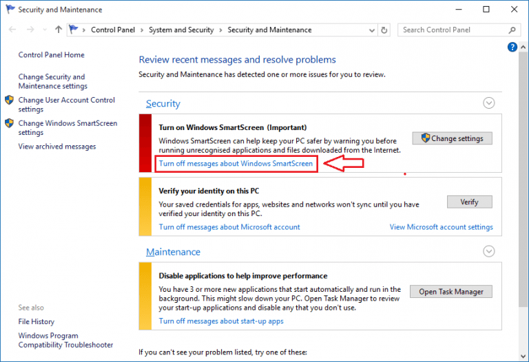 How To Turn Off The SmartScreen Filter In Windows 10