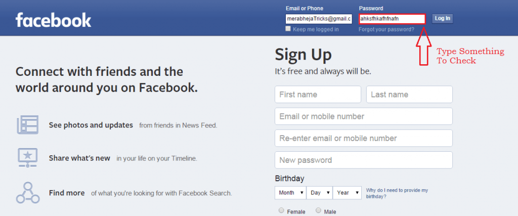 How To View Hidden Facebook Password On Your Browser if you forgot